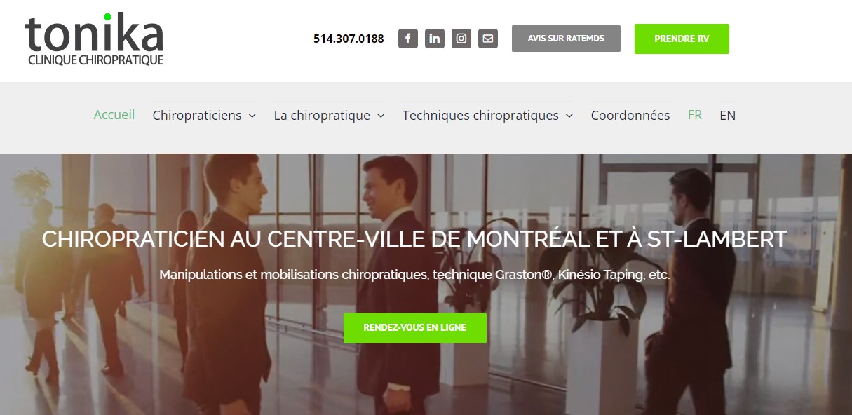Tonika Chiro - Clinique Chiropratique