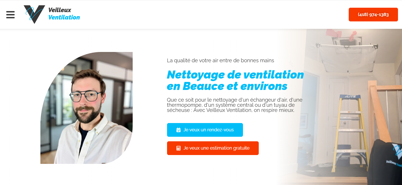 Veilleux Ventilation - Nettoyage de Thermopompes et Systèmes de Ventilation