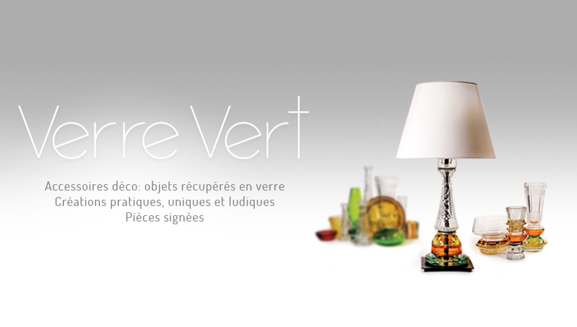 Verre Vert - Accessoires de Déco Objets Recyclés Écologiques