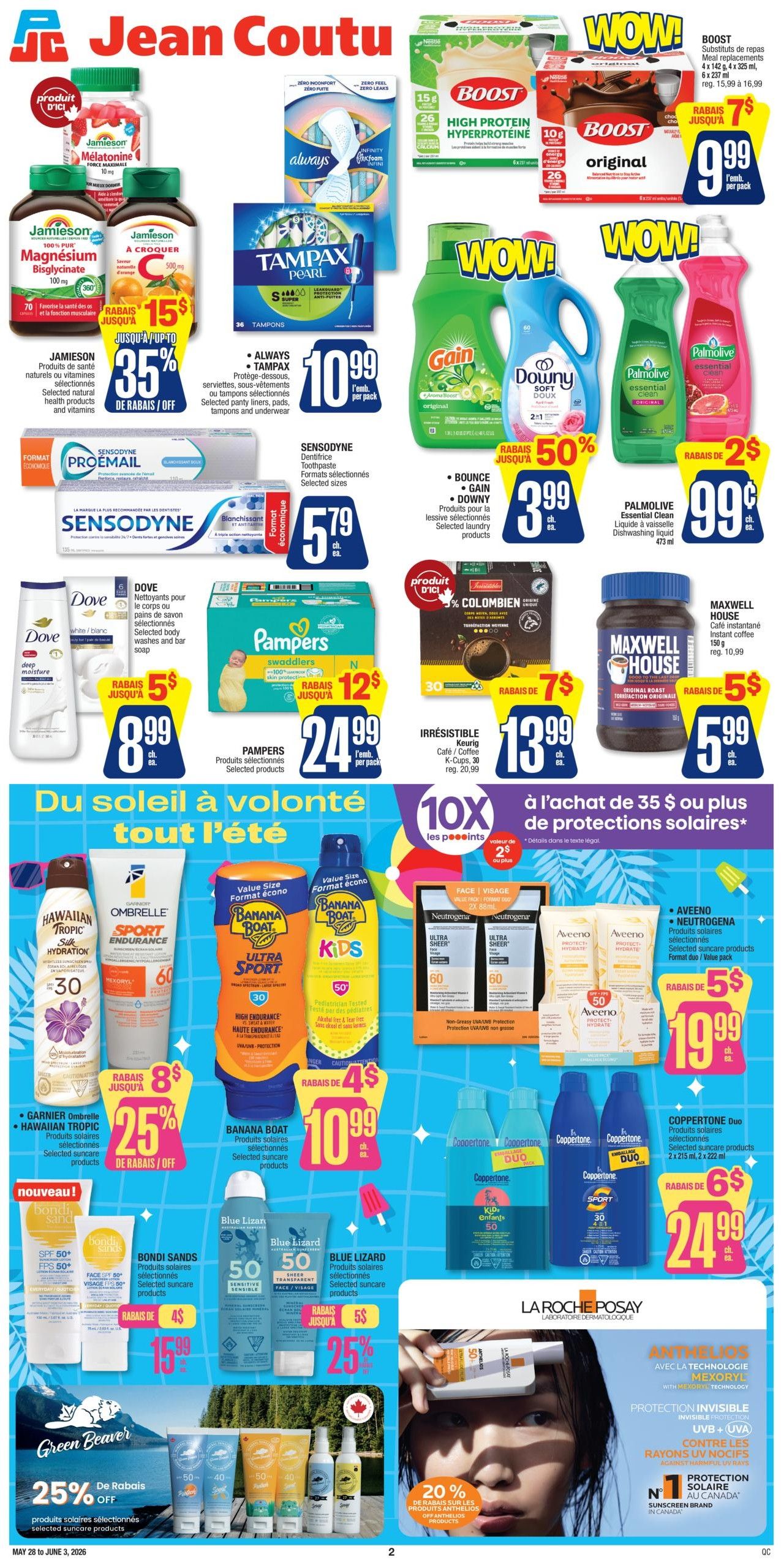 Circulaire Jean Coutu Spéciaux Promotions Rabais Semaine