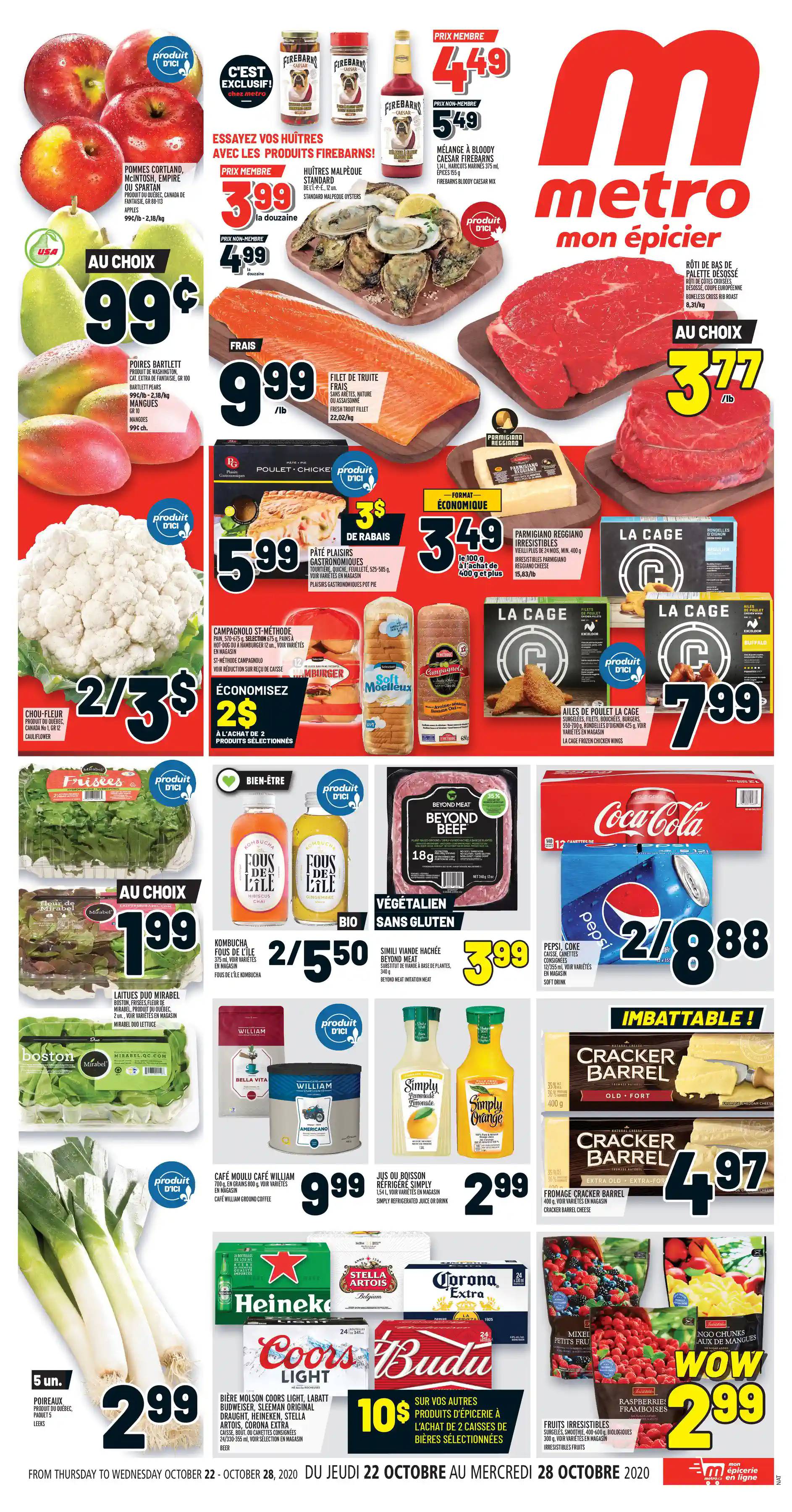 Promotions et rabais Metro - Circulaire en ligne