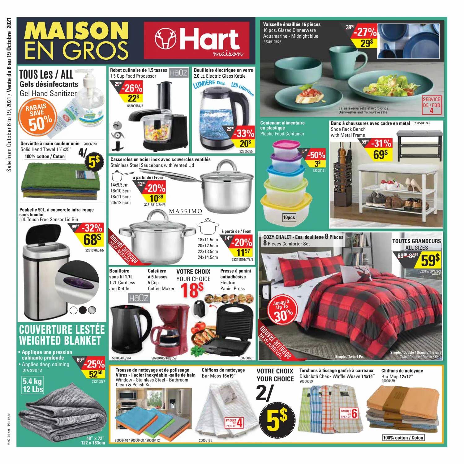 Circulaire Hart du 6 au 19 octobre 2021 | Circulaire en ligne