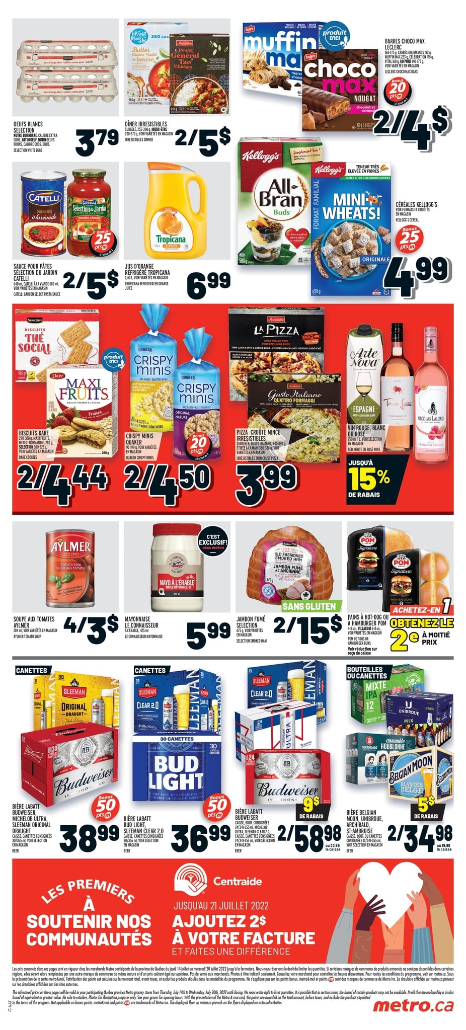 Circulaire METRO Spéciaux, Promotions et Rabais de cette Semaine | Circulaire en ligne