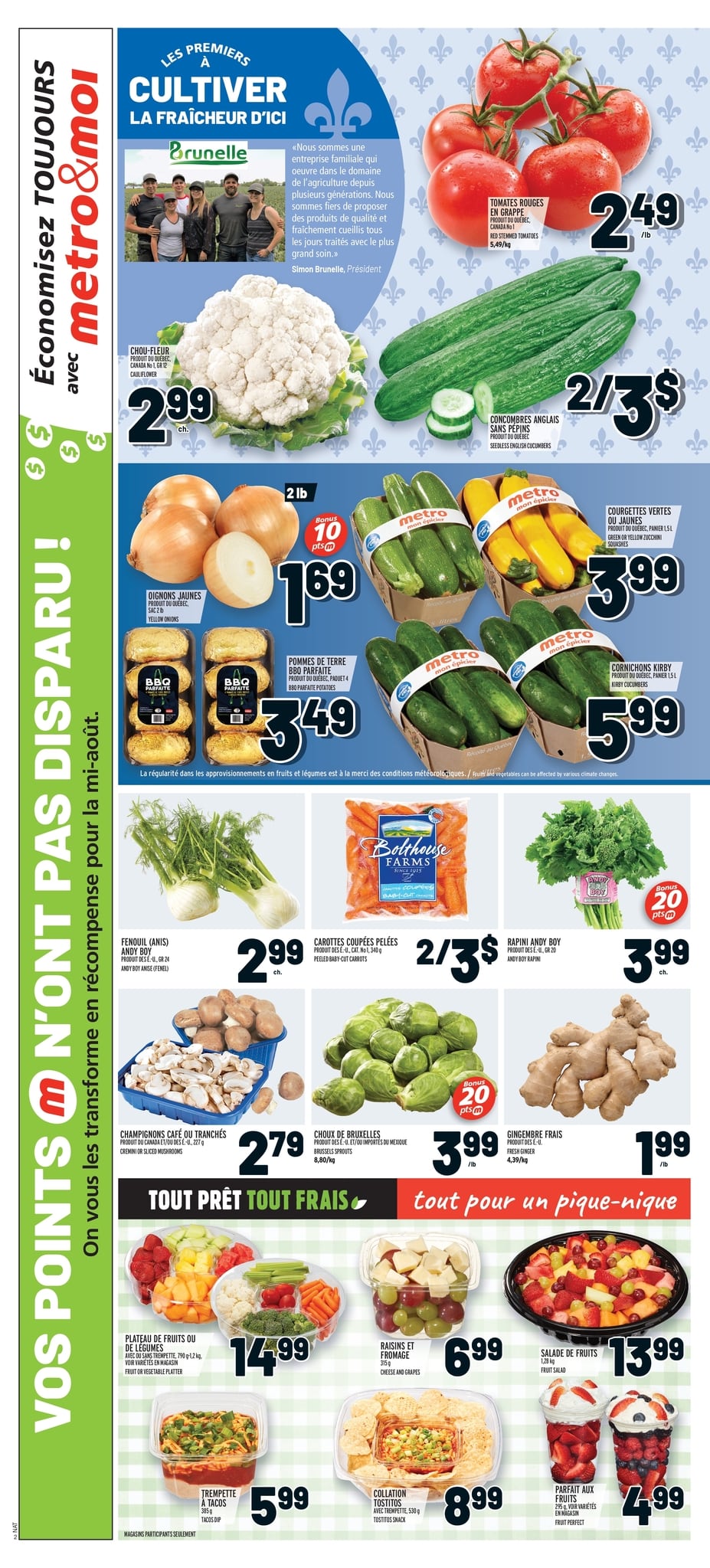 Circulaire METRO Spéciaux, Promotions et Rabais de cette Semaine ...