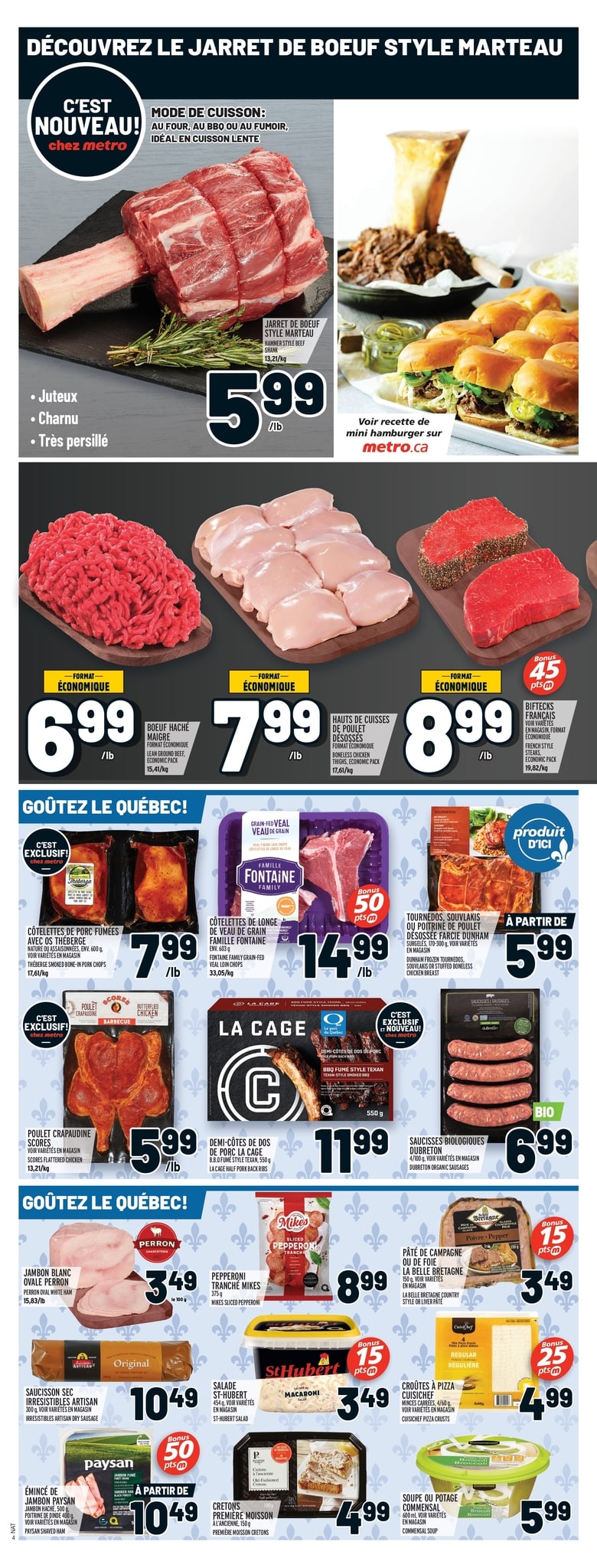 Circulaire METRO Spéciaux, Promotions et Rabais de cette Semaine ...