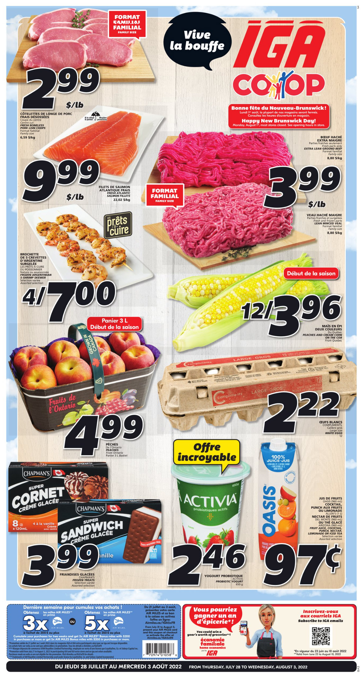 Circulaire IGA Coop Nouveau Brunswick de la semaine prochaine ...