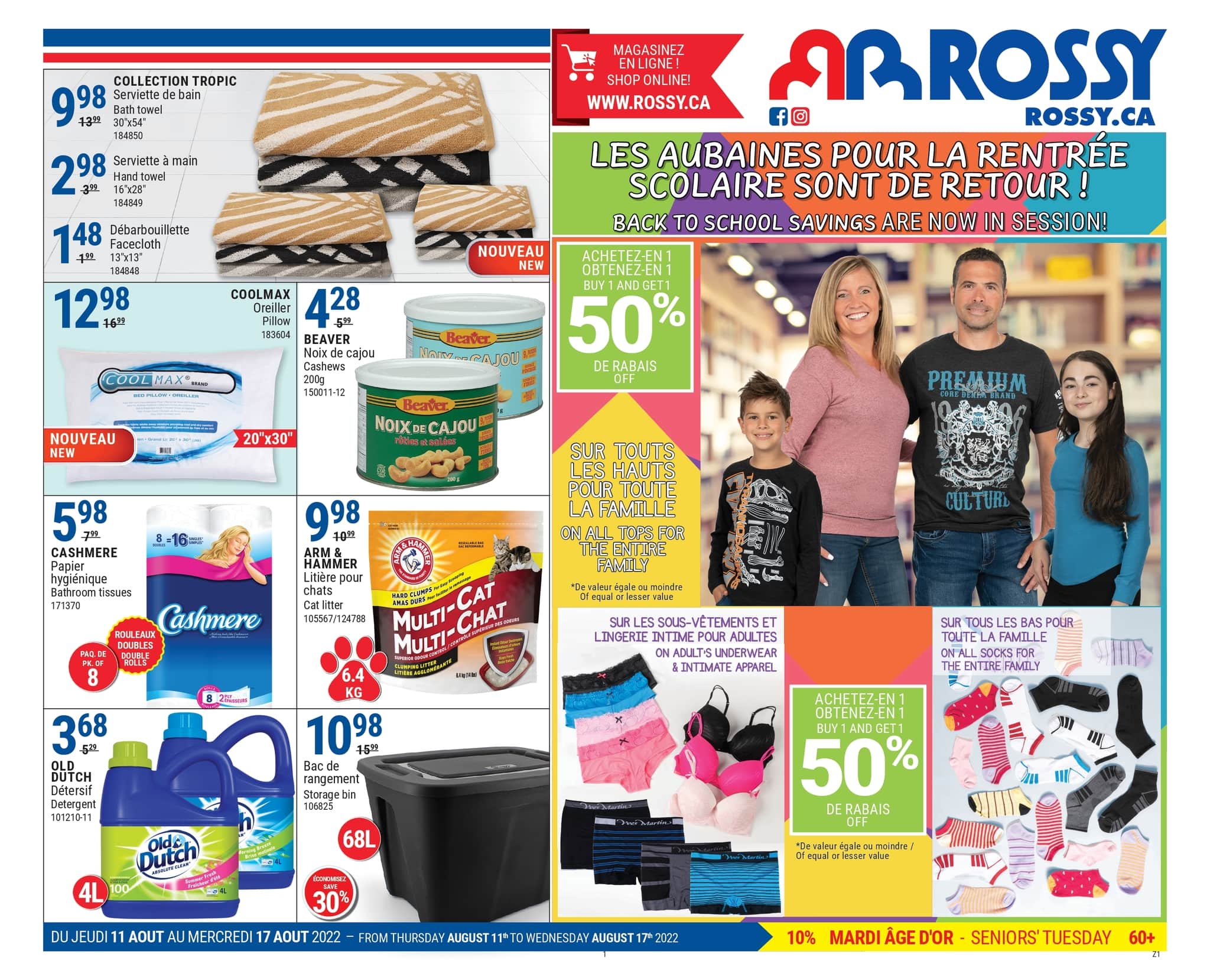 Circulaire Rossy Spéciaux Promotions Rabais Semaine | Circulaire en ligne