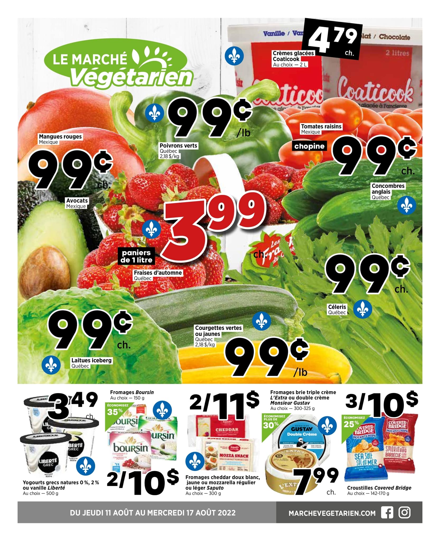 Circulaire Le Marché Végétarien Spéciaux, Promotions et Rabais de cette ...