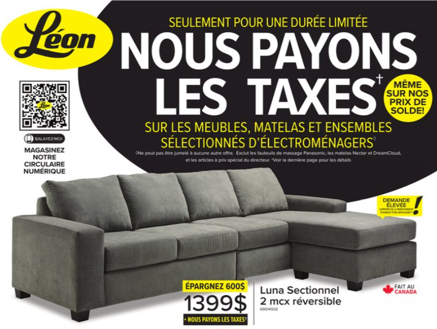 Meubles Léon Québec | Ameublements.ca