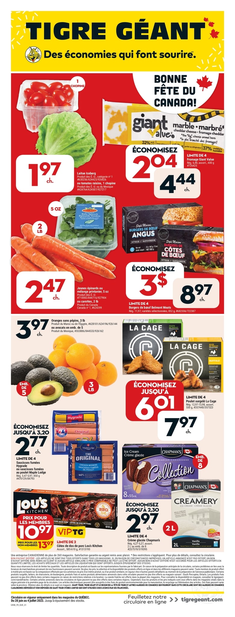 Circulaire TIGRE GÉANT Spéciaux, Promotions et Rabais de cette Semaine ... Circulaire TIGRE GÉANT Spéciaux, Promotions et Rabais de cette Semaine ...