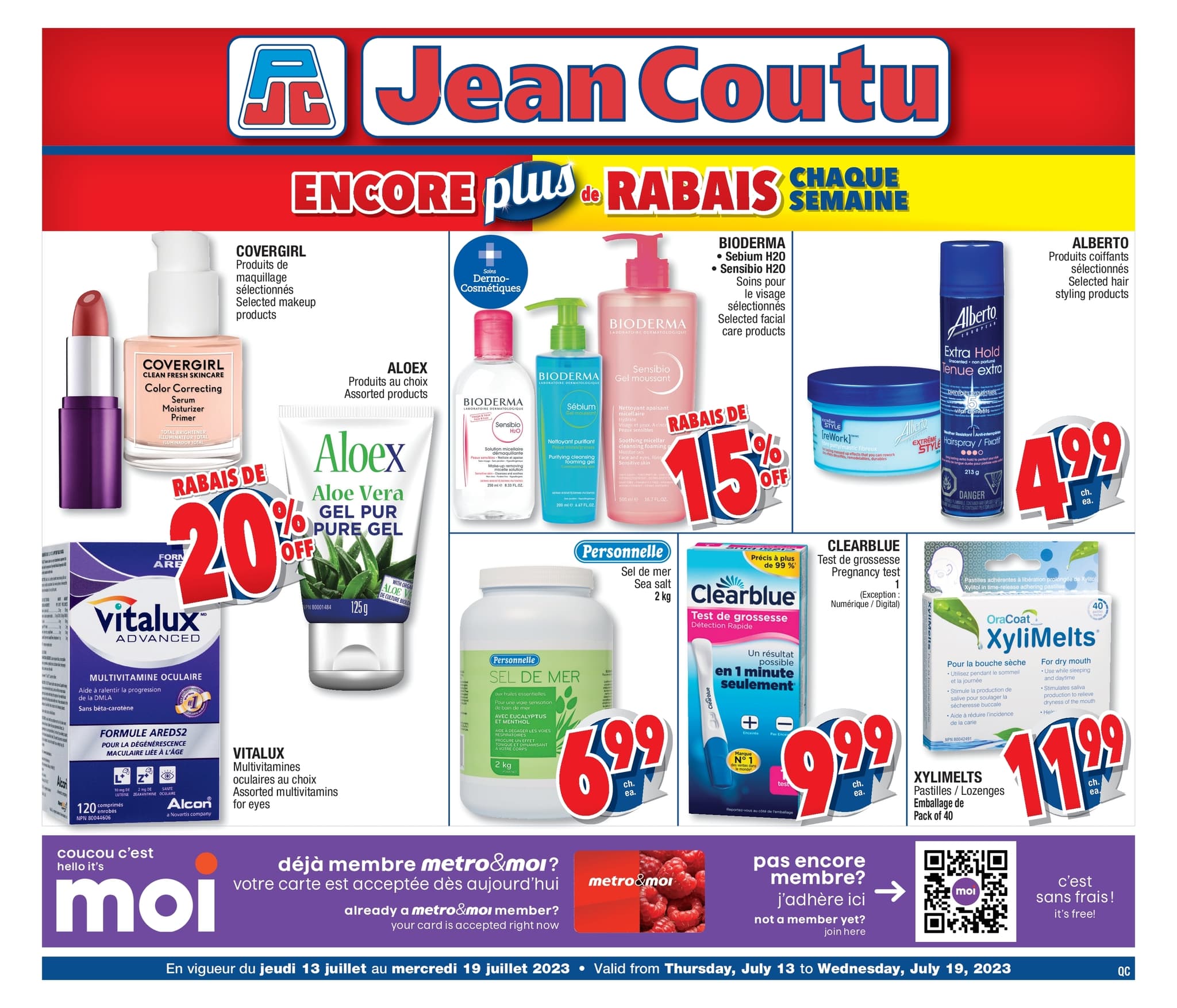 Circulaire Jean Coutu Spéciaux Promotions Rabais Semaine | Circulaire ...