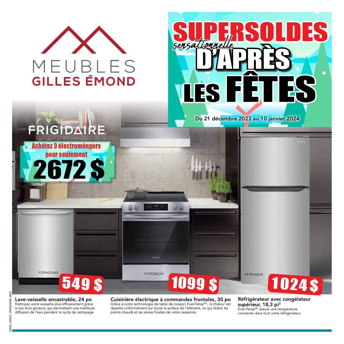 Circulaire Meubles Gilles Émond à Venir | Circulaire en ligne