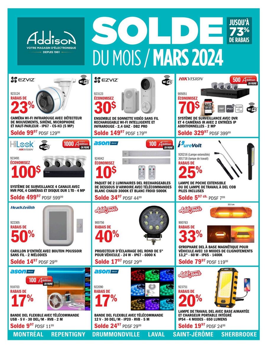 Circulaire Addison Électronique | Circulaire en ligne
