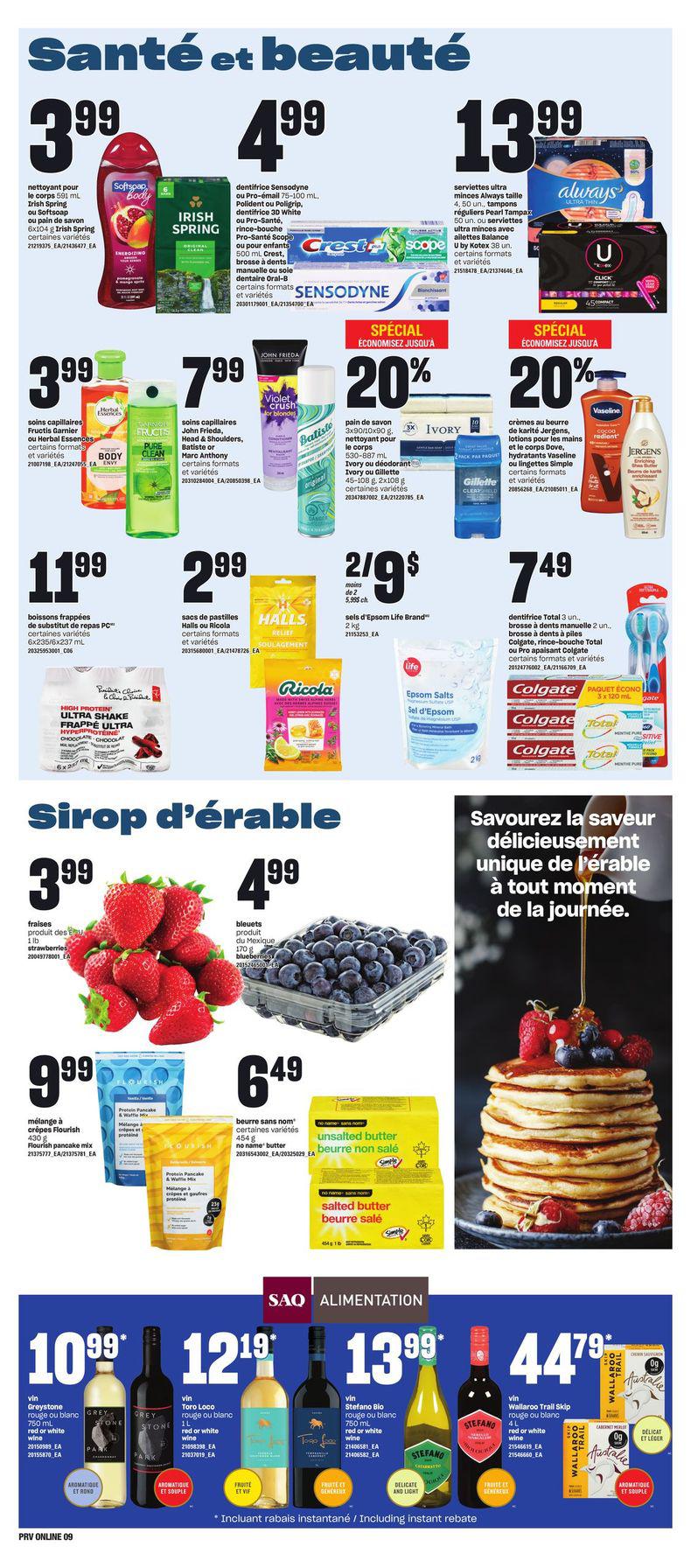 Circulaire Provigo Spéciaux Promotions Rabais Semaine | Circulaire en ligne