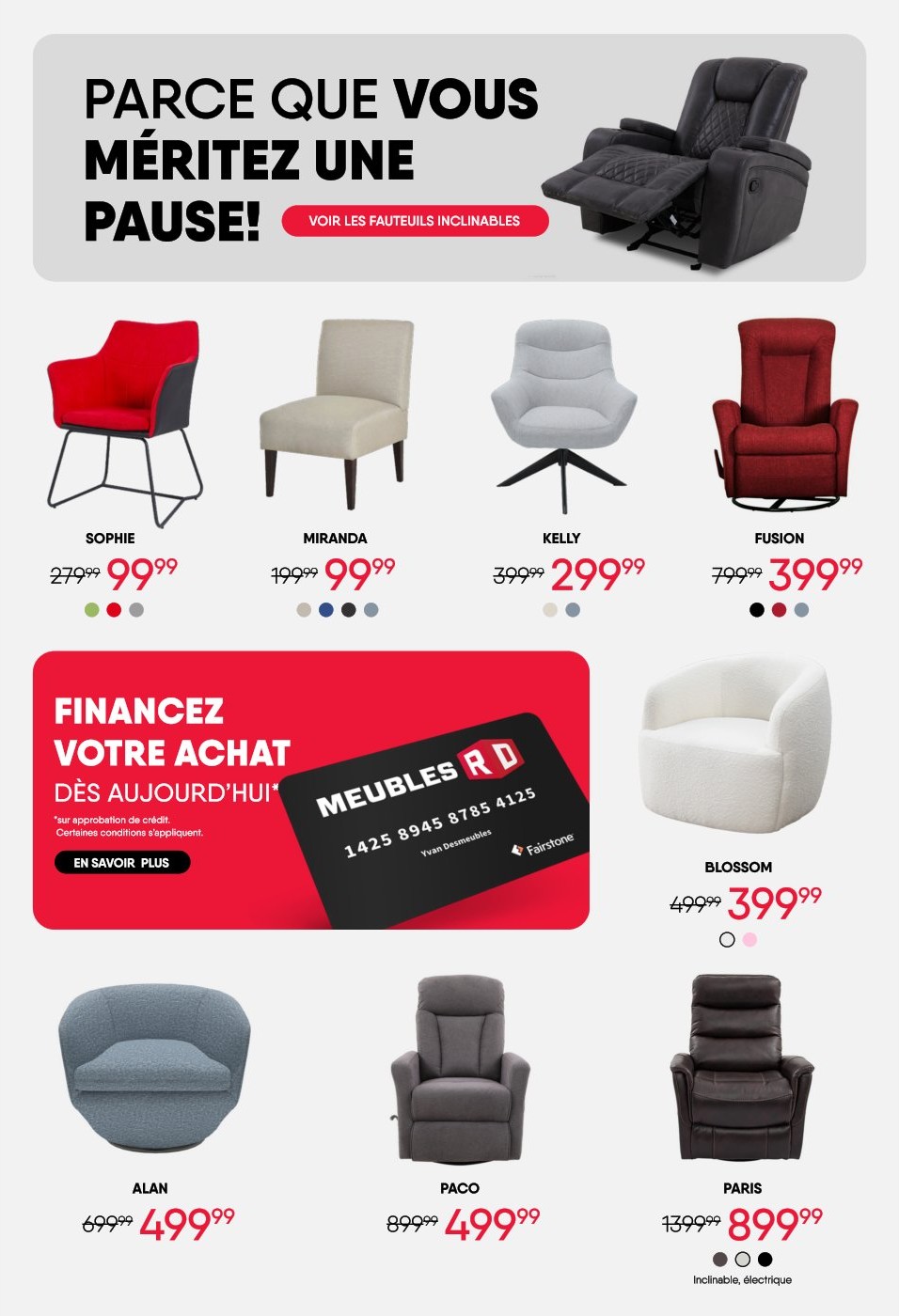 Circulaire Meubles RD Spéciaux, Promotions et Rabais | Circulaire en ligne