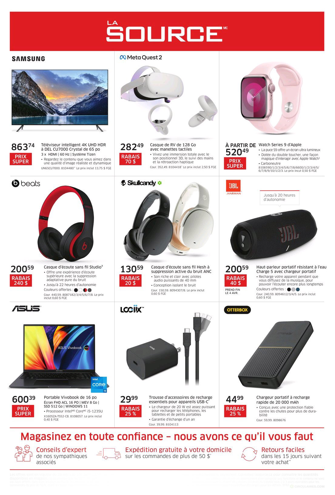 Circulaire La Source Spéciaux Promotions Rabais Semaine | Circulaire en ...