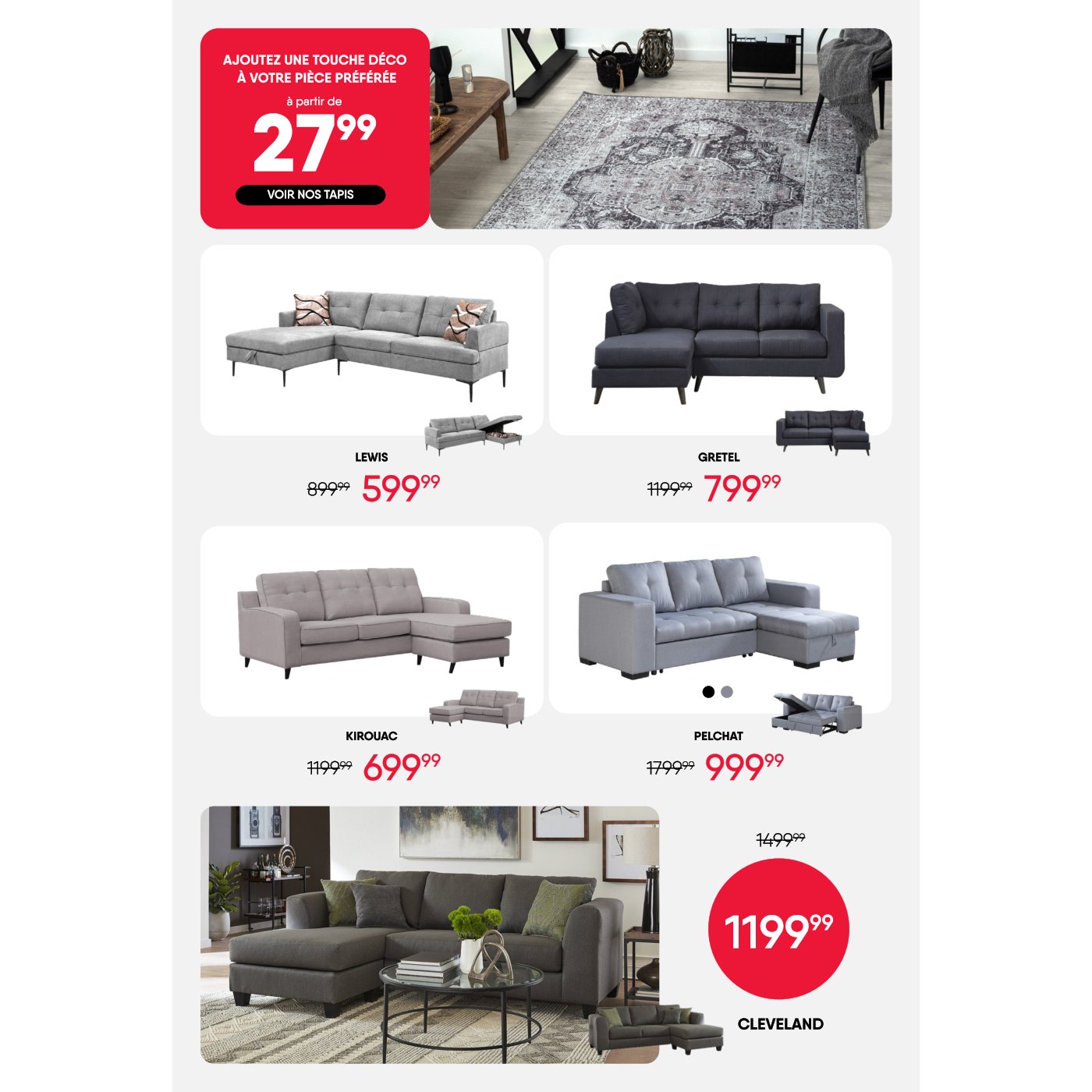 Circulaire Meubles RD Spéciaux, Promotions et Rabais | Circulaire en ligne