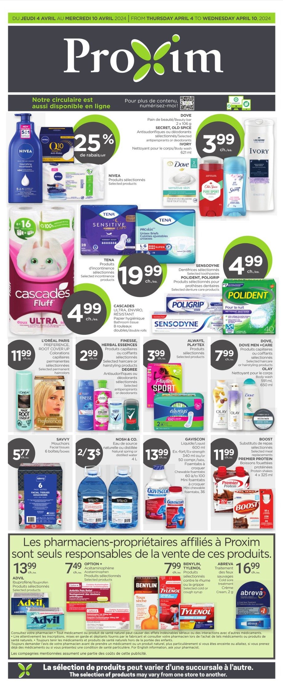 Circulaire Proxim Spéciaux Promotions Rabais Semaine | Circulaire en ligne