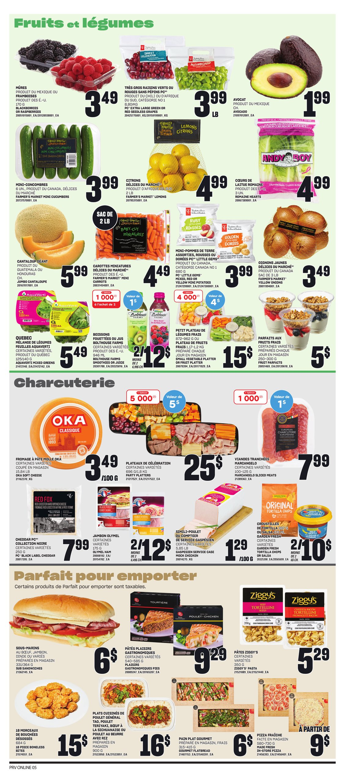 Circulaire Provigo Spéciaux Promotions Rabais Semaine | Circulaire en ligne