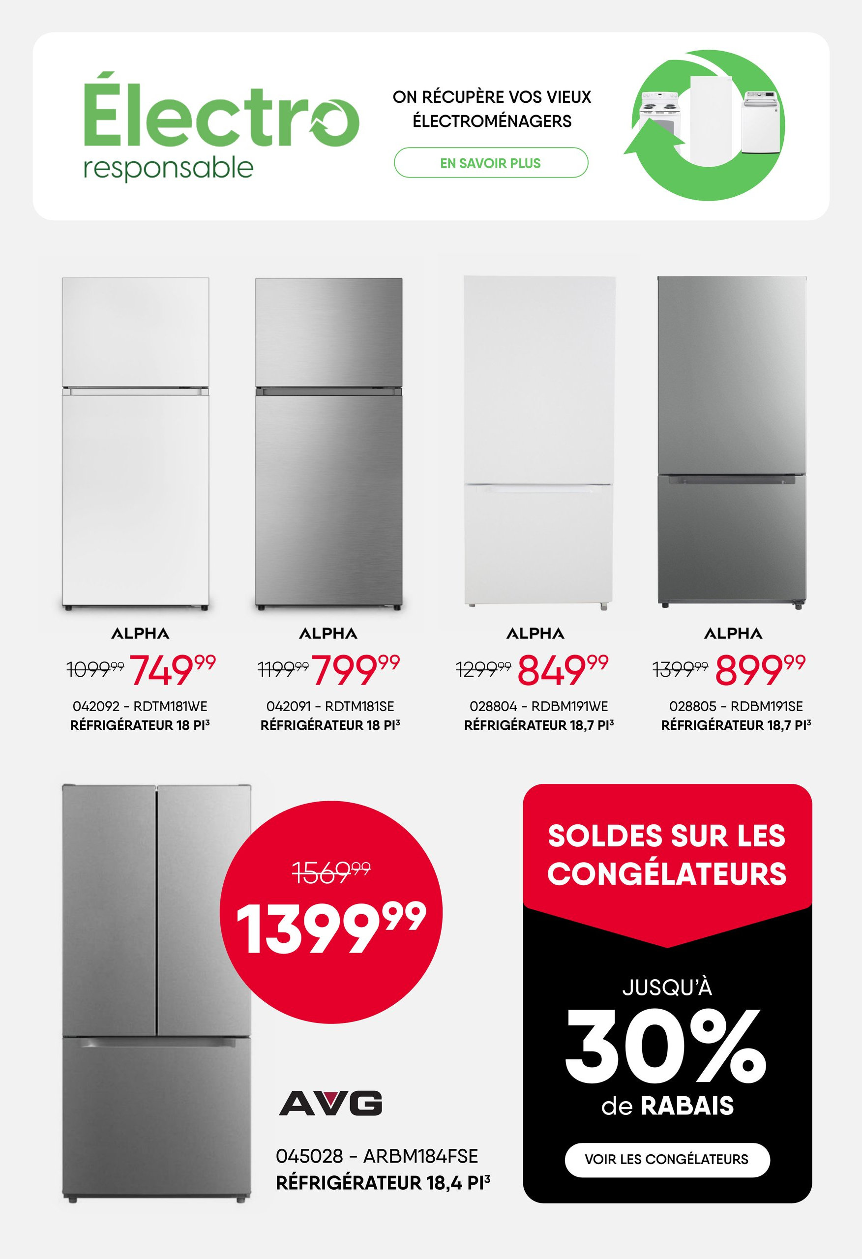 Circulaire Meubles RD Spéciaux, Promotions et Rabais | Circulaire en ligne