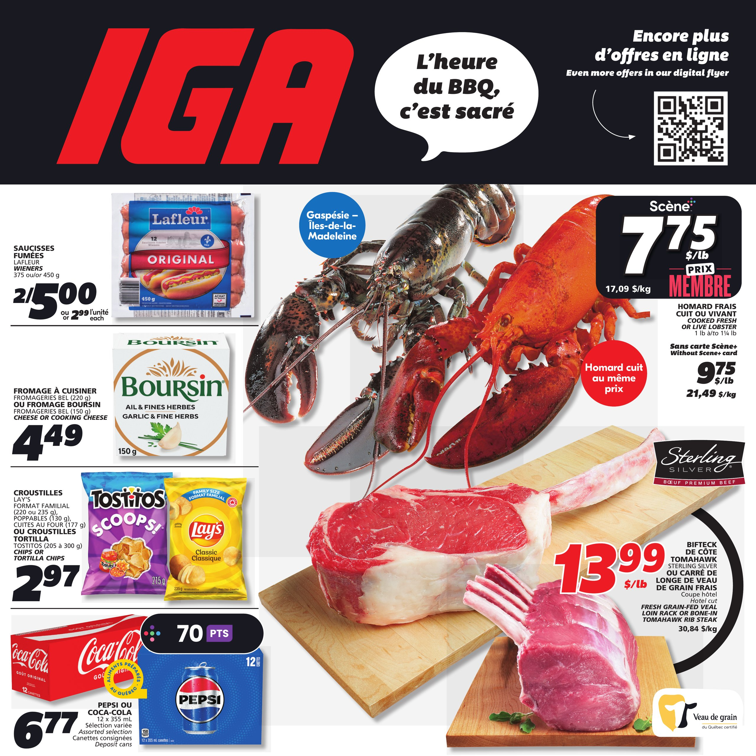Circulaire IGA Spéciaux Promotions et Rabais d'Épicerie de cette Semaine | Circulaire en ligne