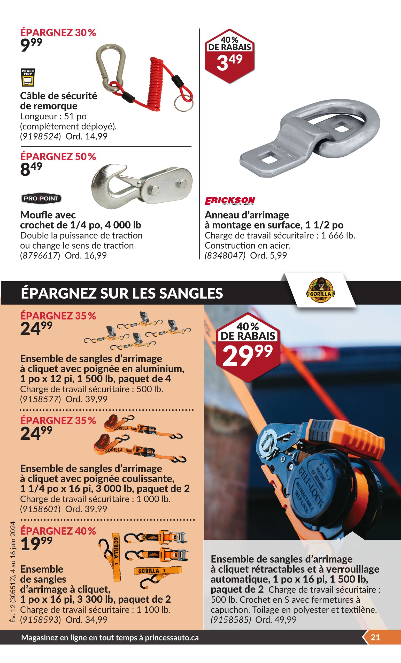 Circulaire Princess Auto | Circulaire en ligne