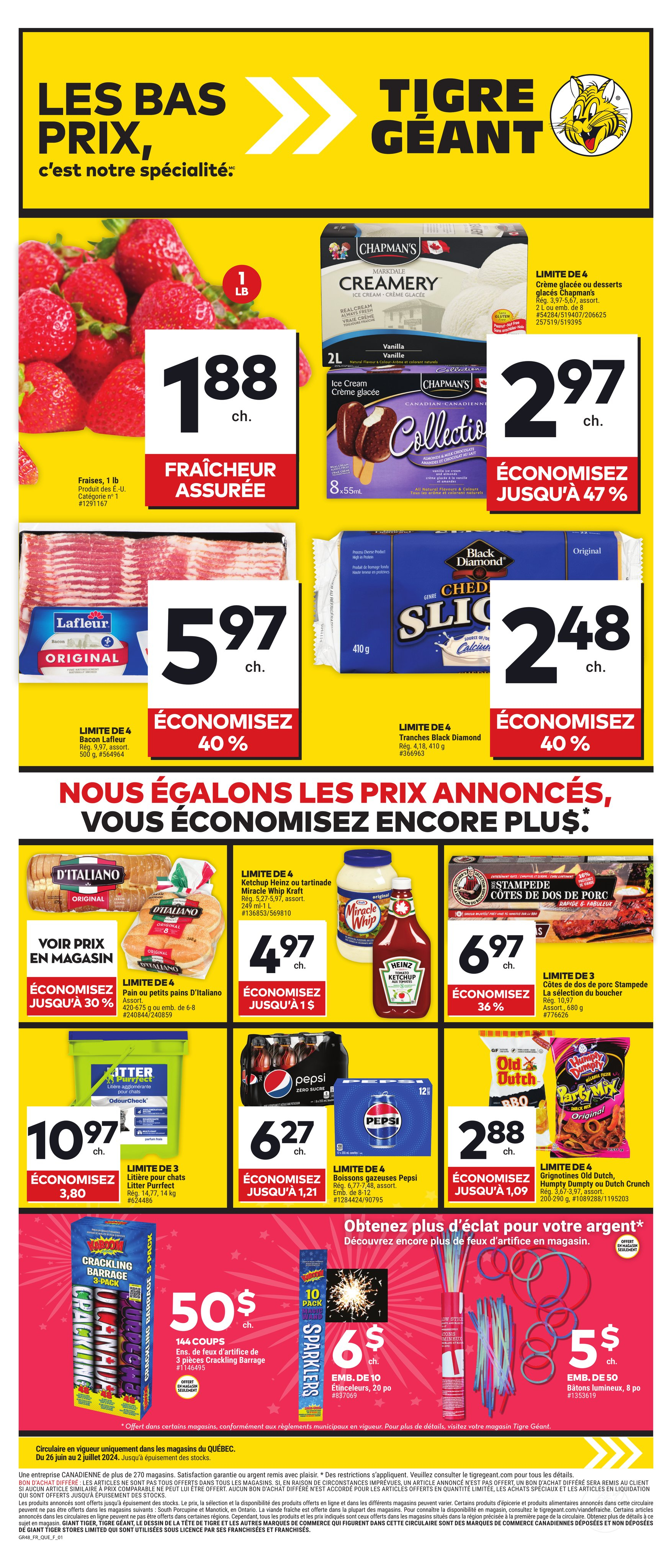Circulaire TIGRE GÉANT Spéciaux, Promotions et Rabais de cette Semaine ...