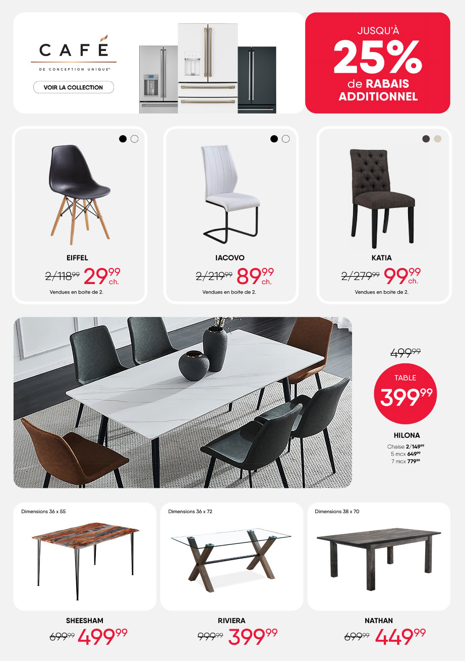 Circulaire Meubles RD Spéciaux, Promotions et Rabais | Circulaire en ligne