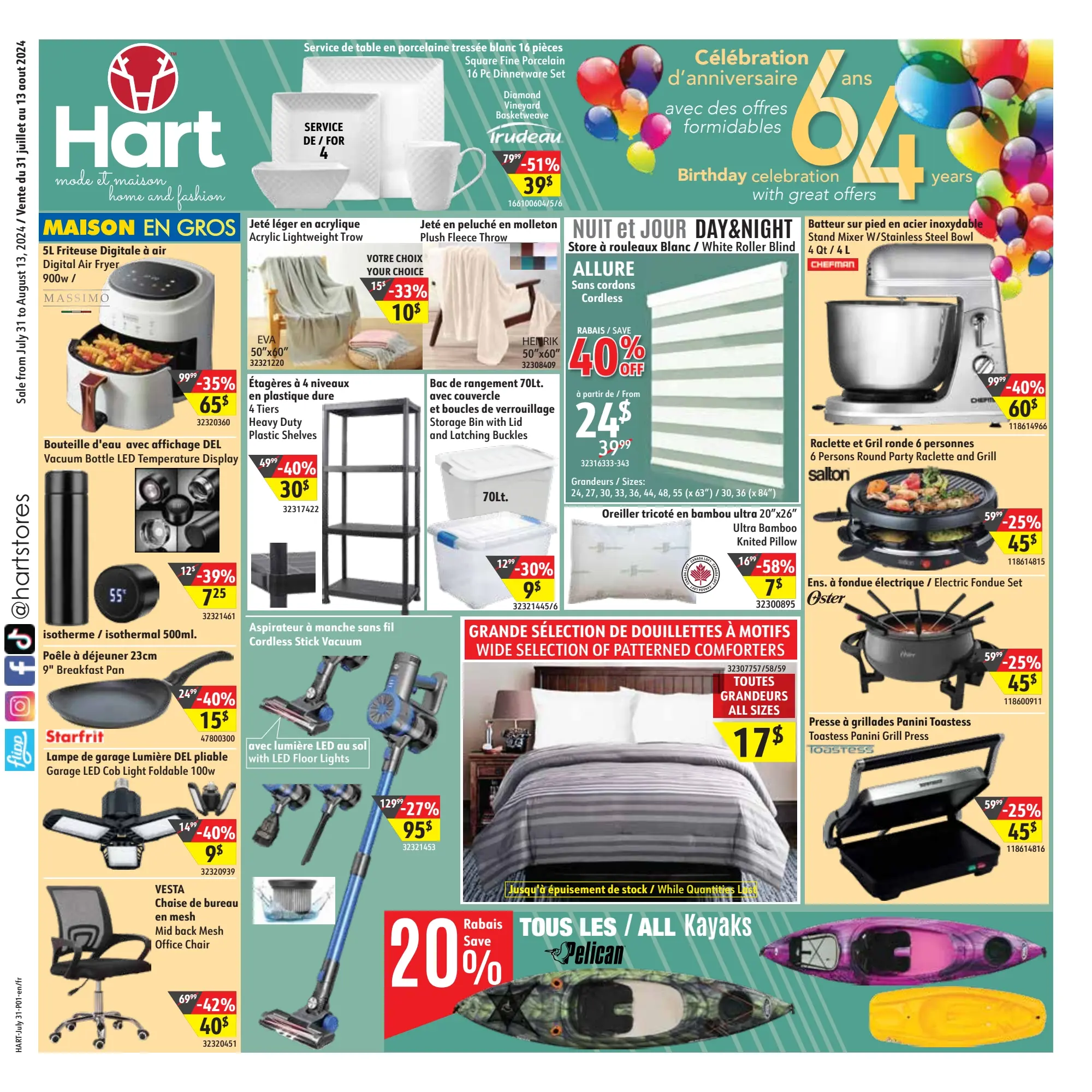 Circulaire HART Spéciaux, Promotions et Rabais de cette Semaine ...