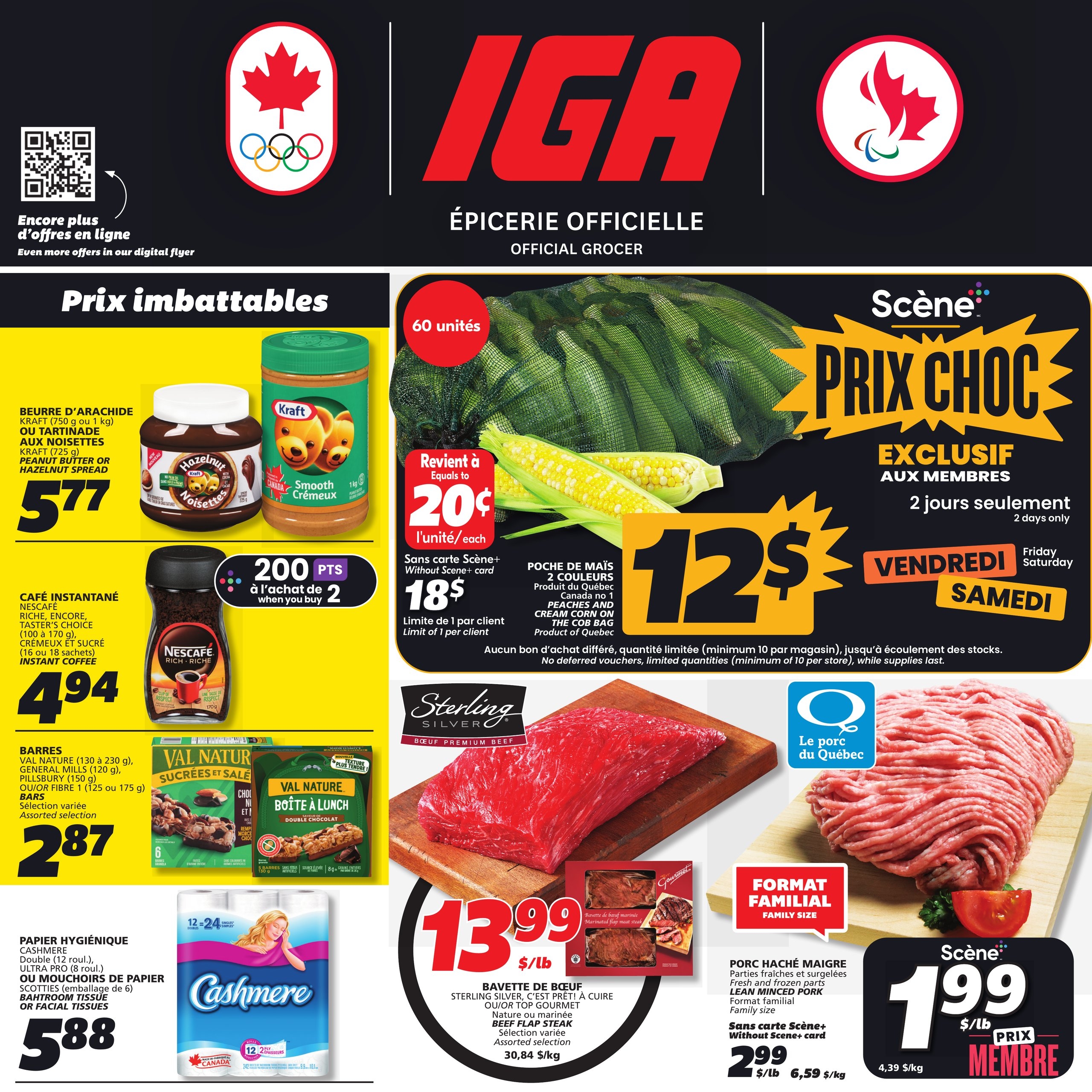 Circulaire IGA Spéciaux Promotions et Rabais d'Épicerie de cette Semaine | Circulaire en ligne
