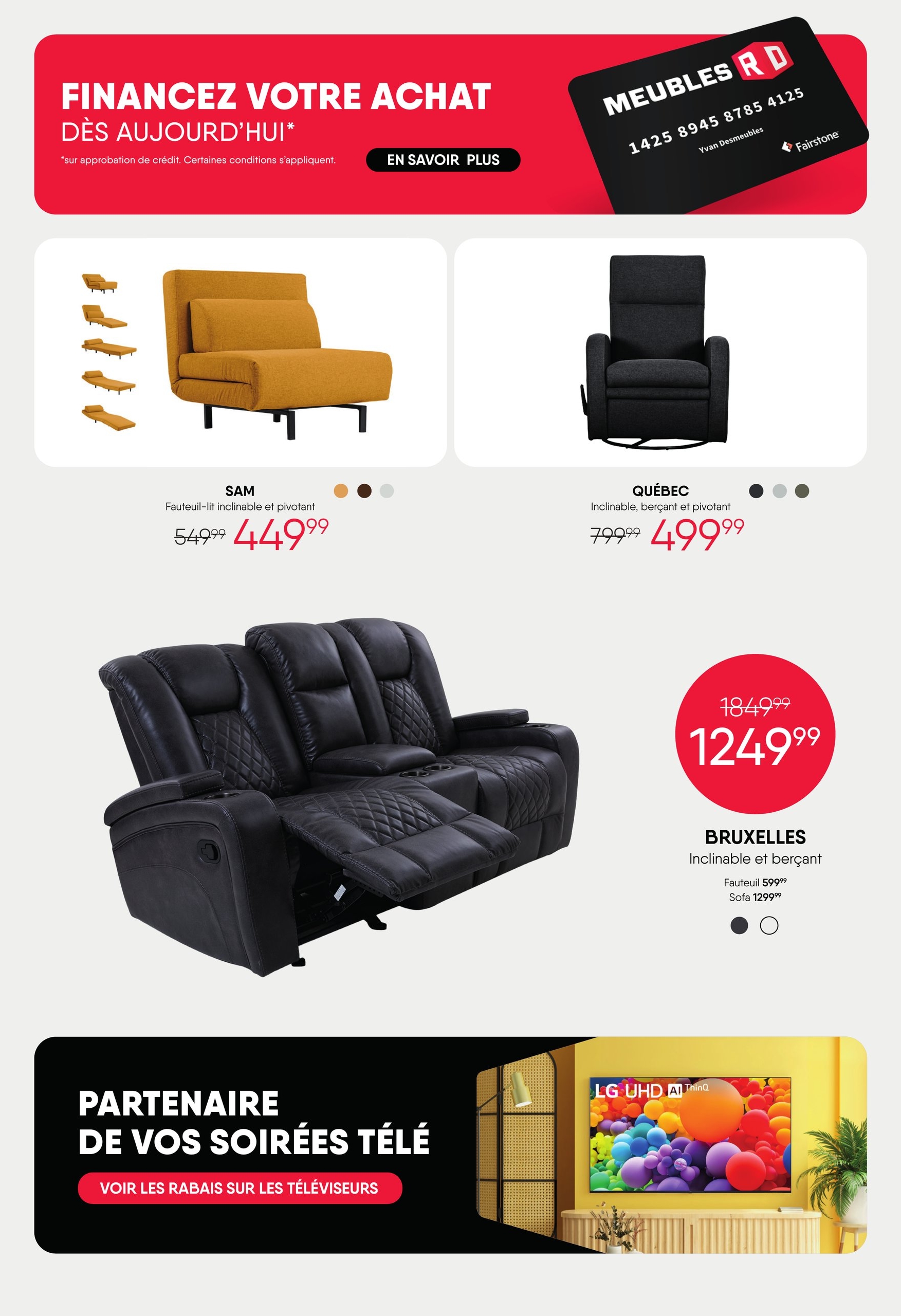 Circulaire Meubles RD Spéciaux, Promotions et Rabais | Circulaire en ligne