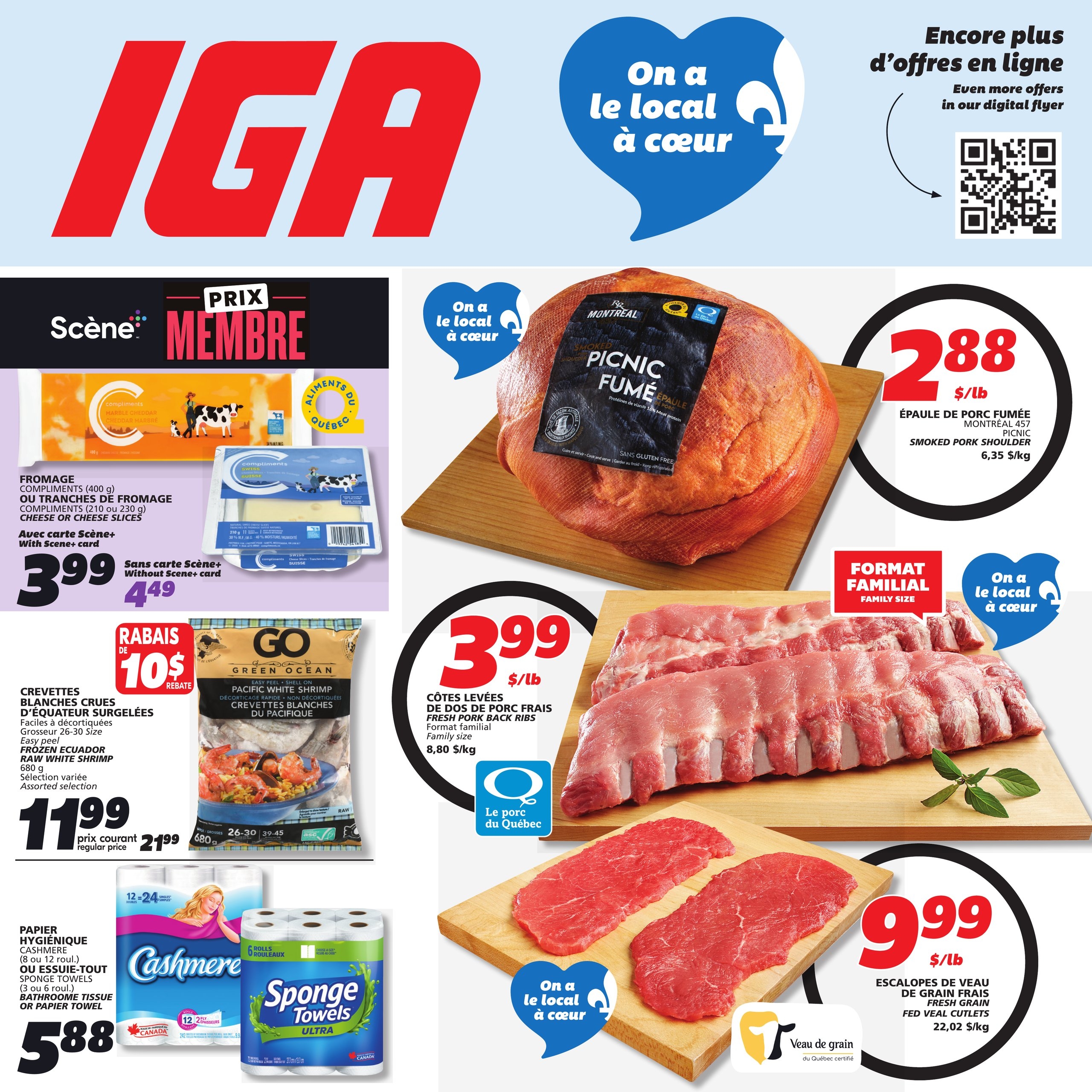 Circulaire IGA Spéciaux Promotions et Rabais d'Épicerie de cette Semaine | Circulaire en ligne