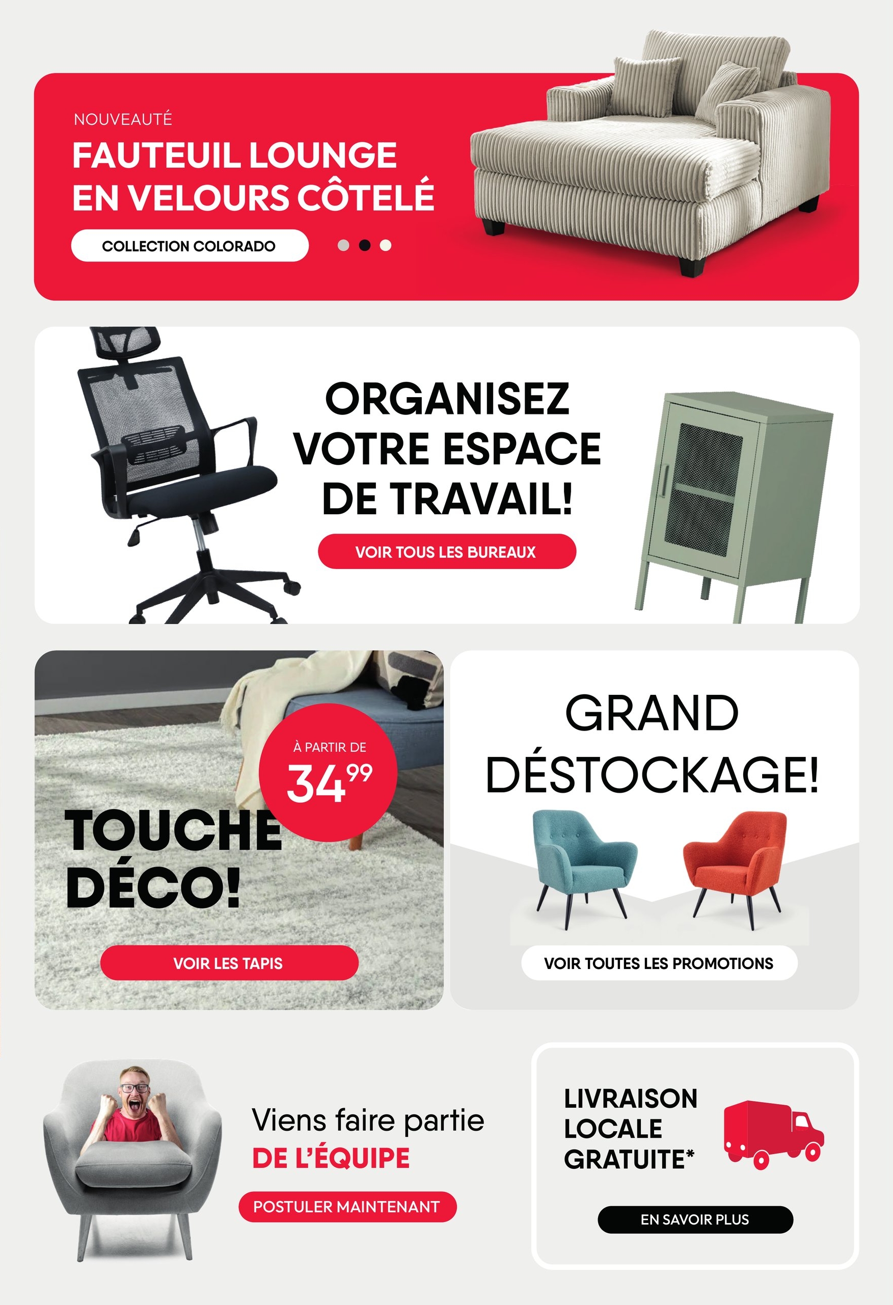 Circulaire Meubles RD Spéciaux, Promotions et Rabais | Circulaire en ligne