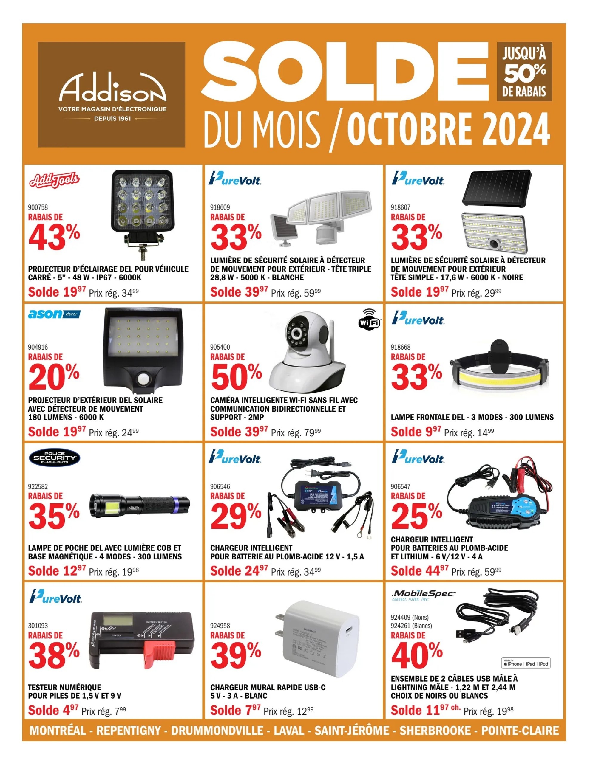 Circulaire Addison Électronique | Circulaire en ligne