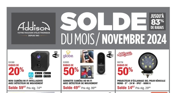 Circulaire Addison Électronique