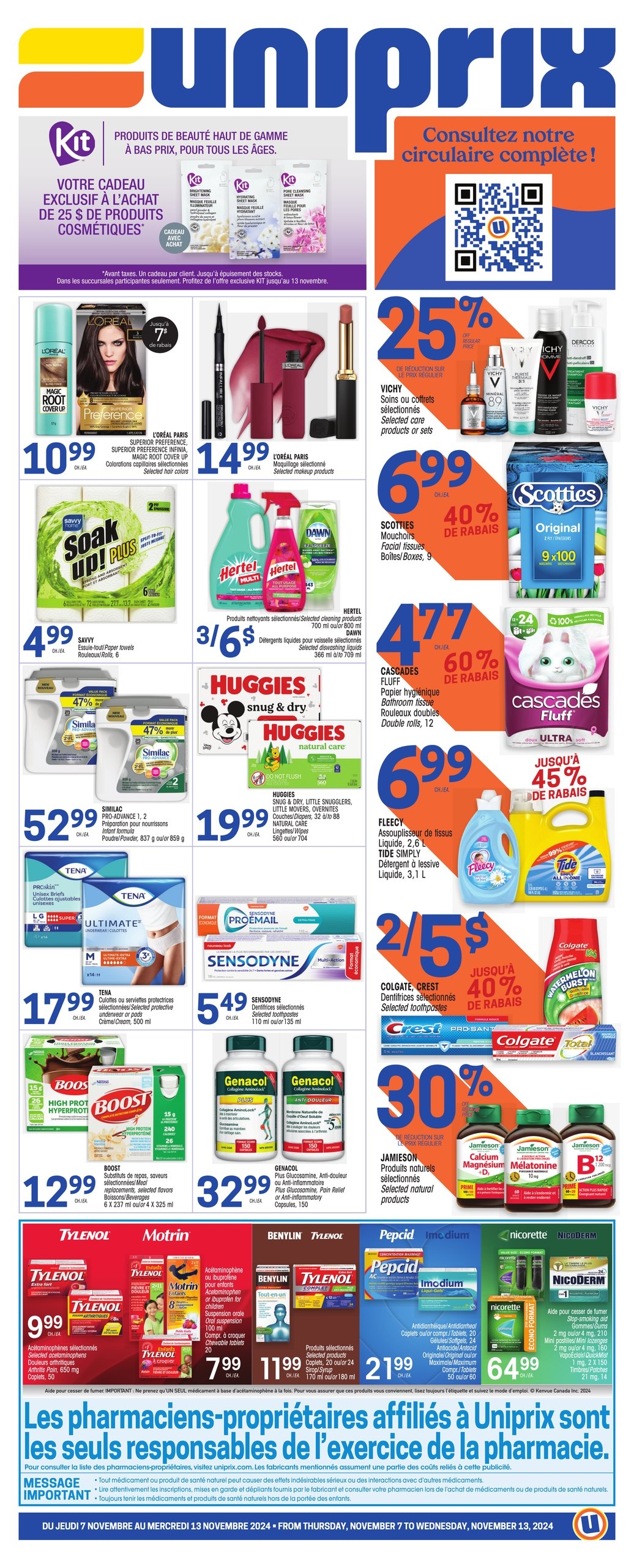 Circulaire Uniprix Spéciaux Promotions Rabais Semaine