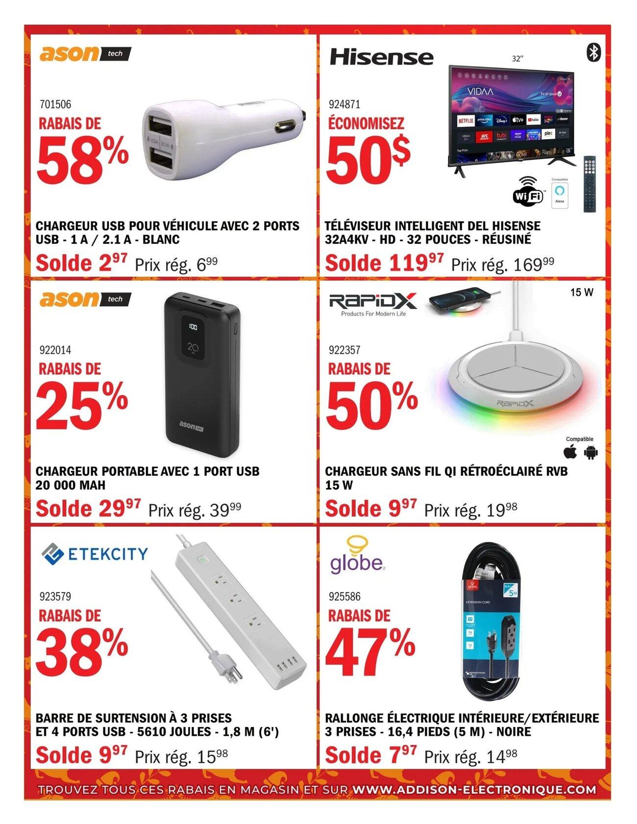 Circulaire Addison Électronique à Venir