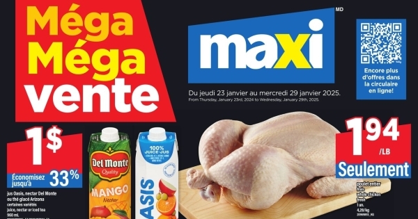 Coupons Rabais Maxi
