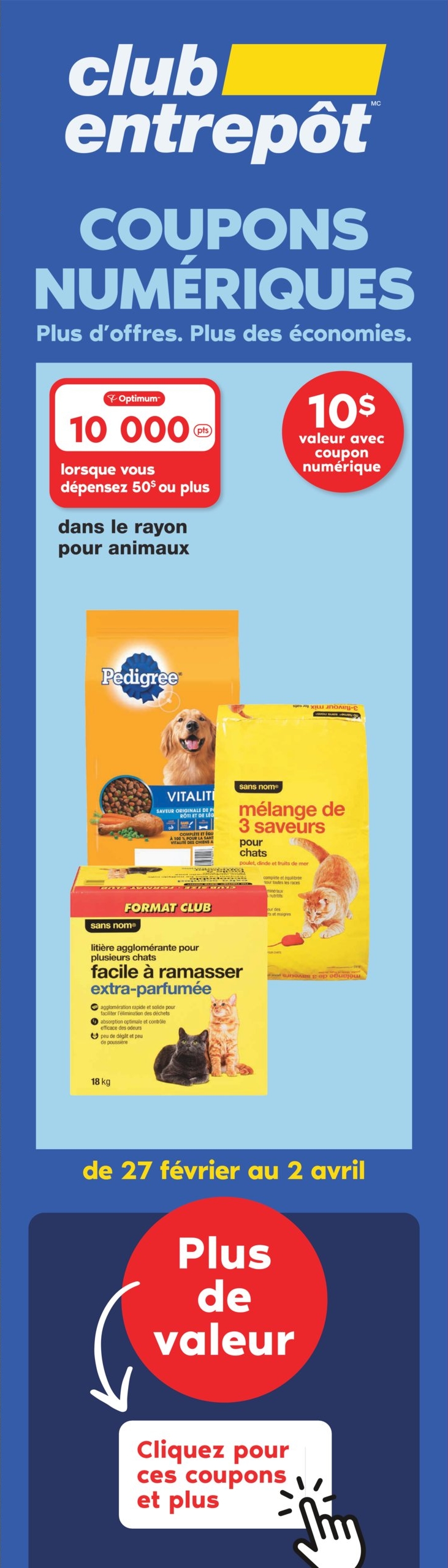 Circulaire Club Entrepôt