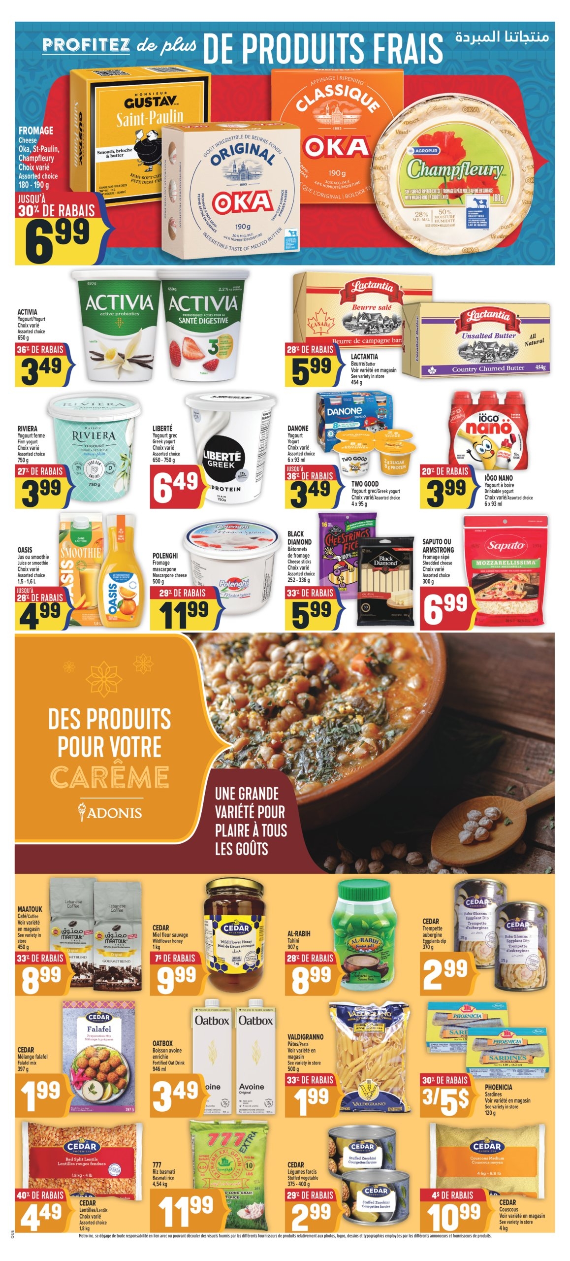 Circulaire de la Semaine Marché Adonis