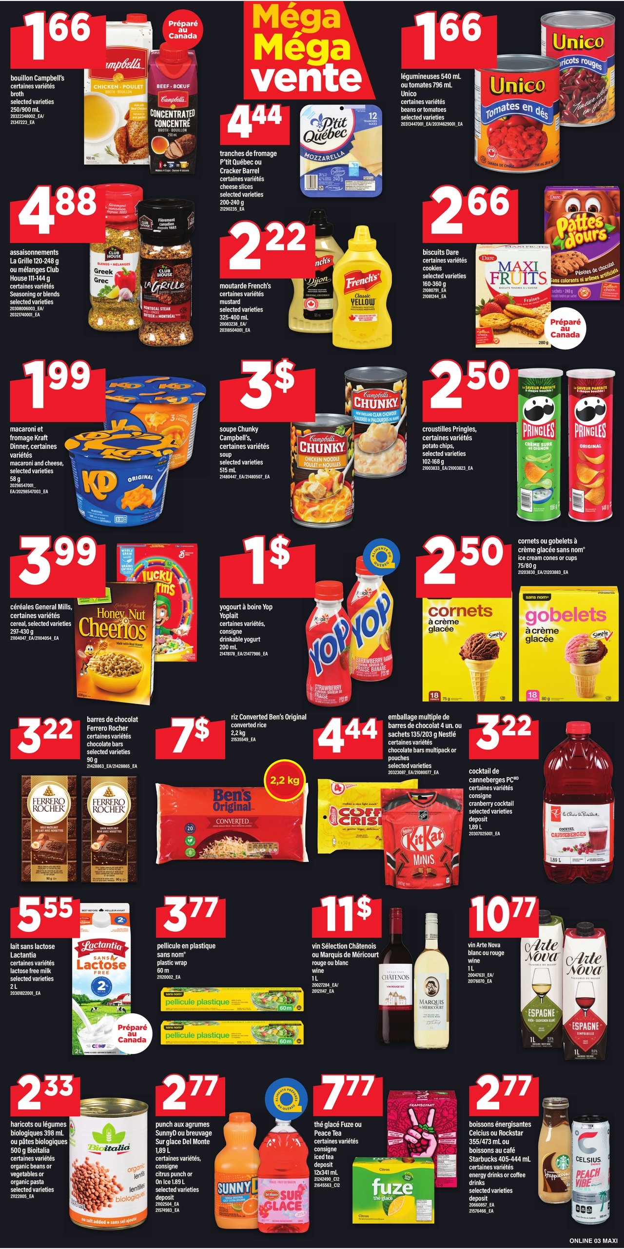 Circulaire Maxi de Cette Semaine