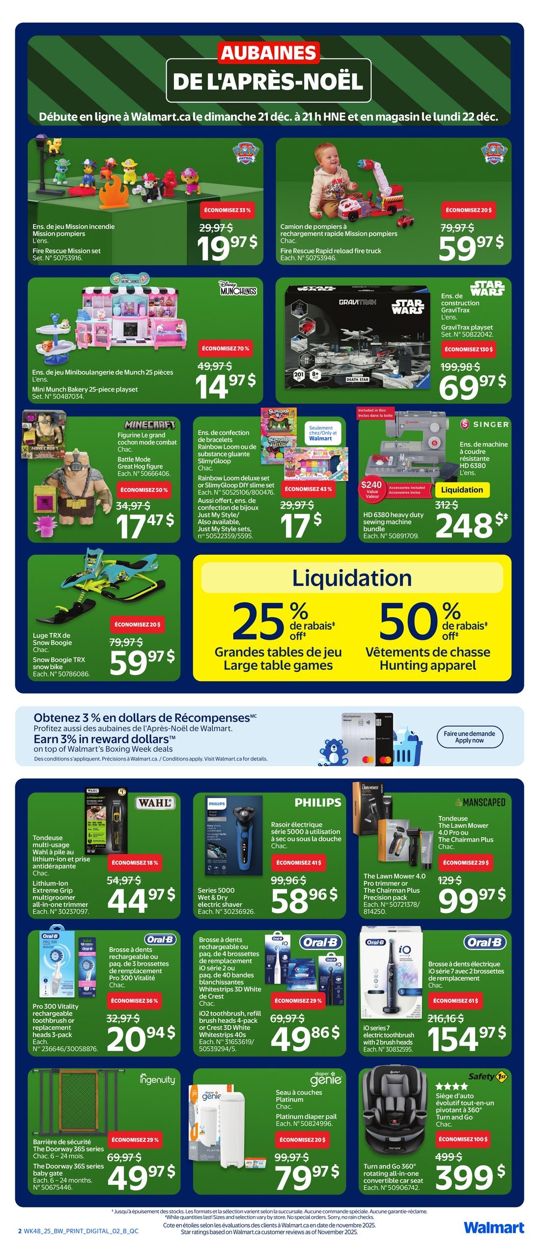 Boxing Day Walmart - Vente d'Après-Noël