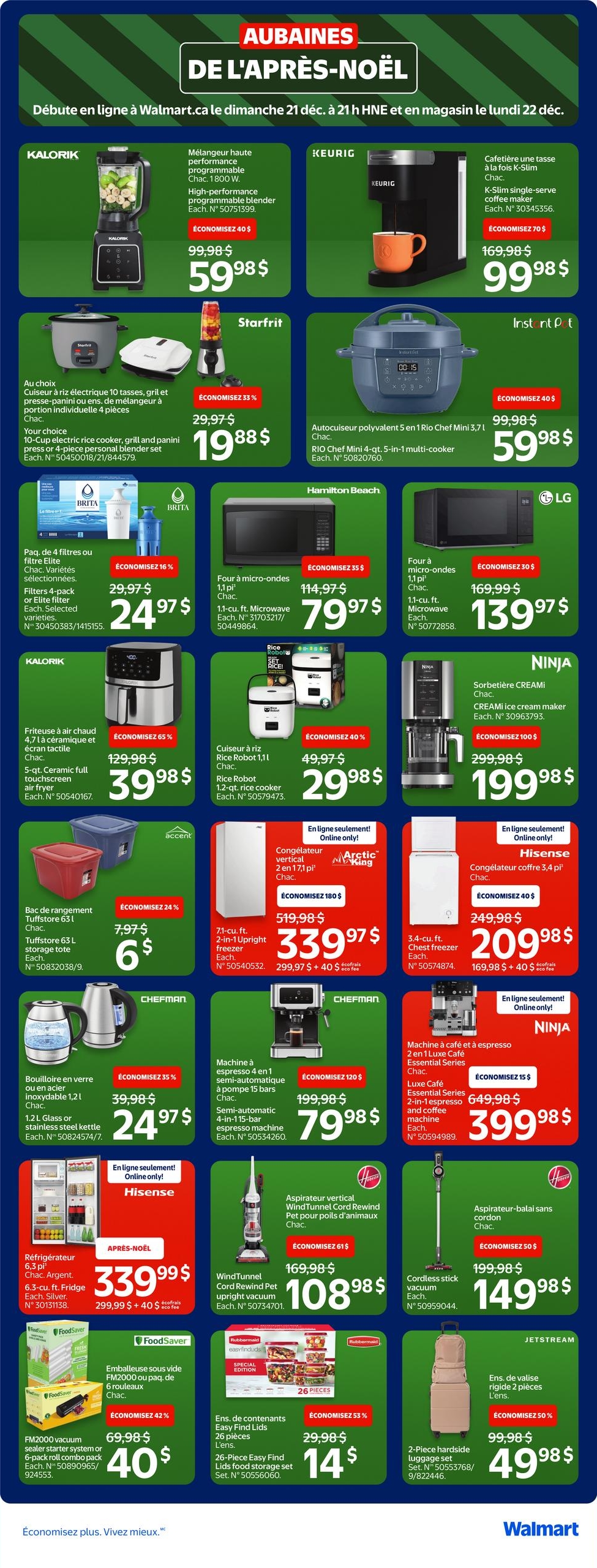 Boxing Day Walmart - Vente d'Après-Noël