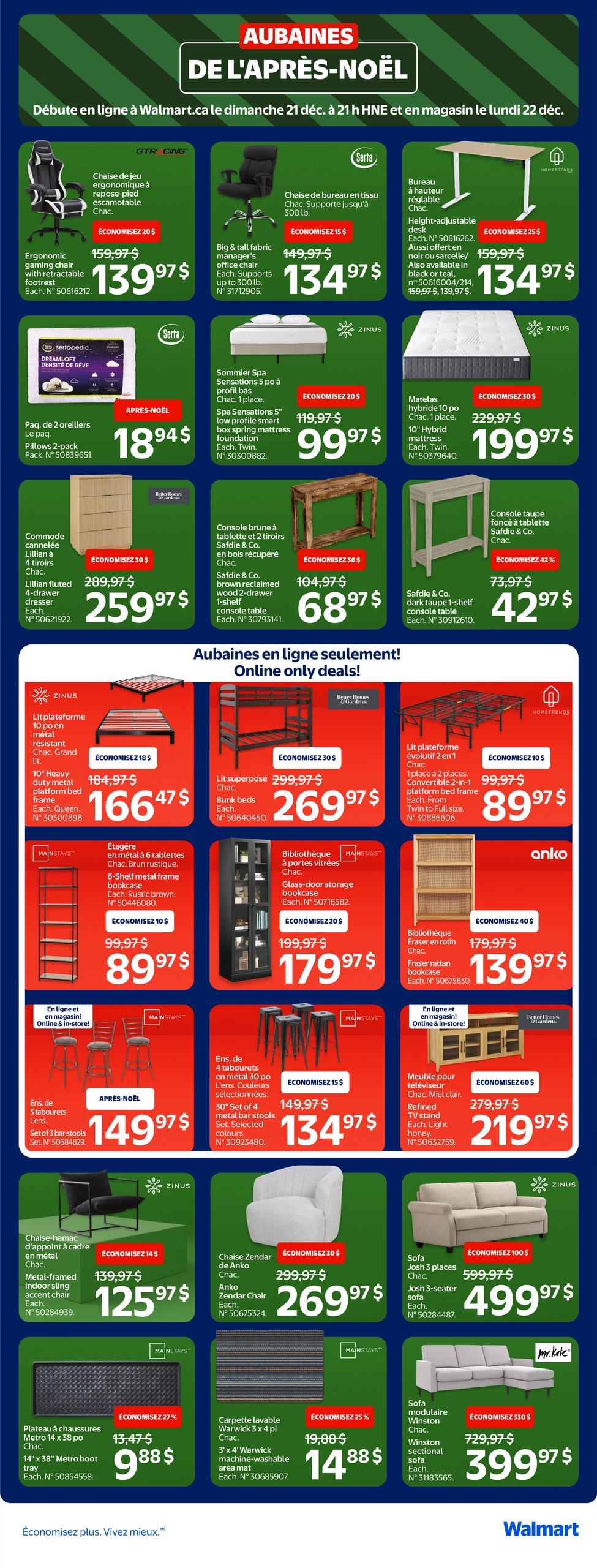 Boxing Day Walmart - Vente d'Après-Noël