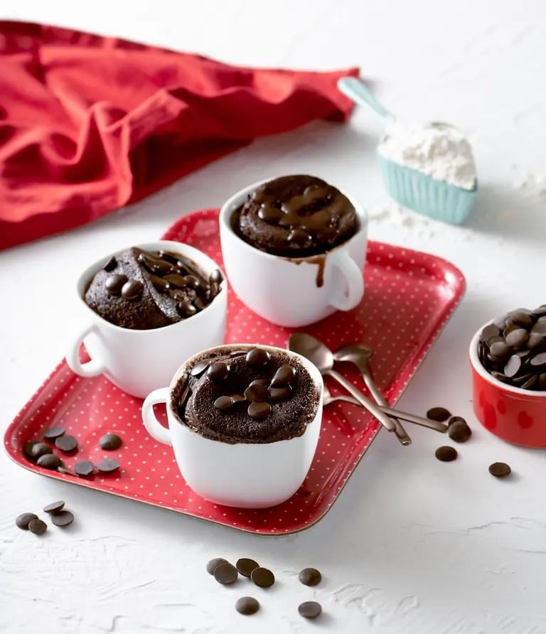 Gâteau Double Chocolat dans une Tasse