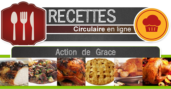 Recettes Action de Grâce