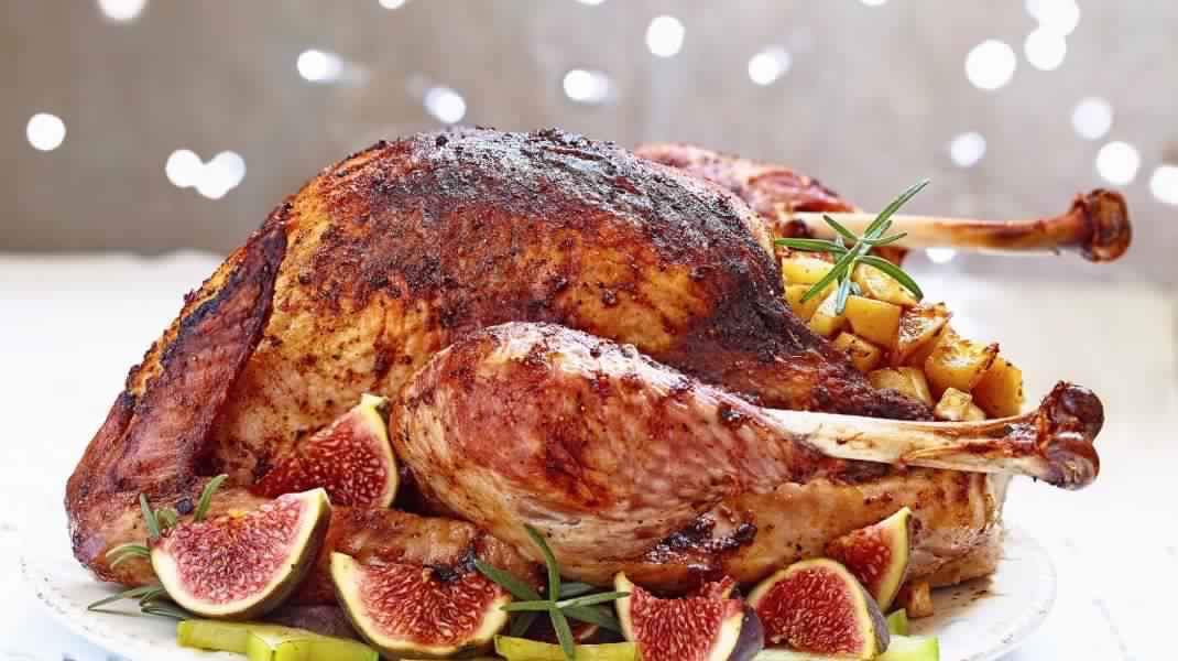 Dinde Rôtie aux Fruits