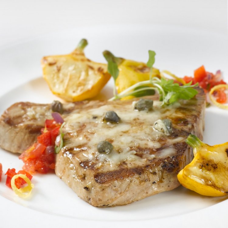FILET DE THON GRILLÉ AU FROMAGE MONTÉRÉGIE