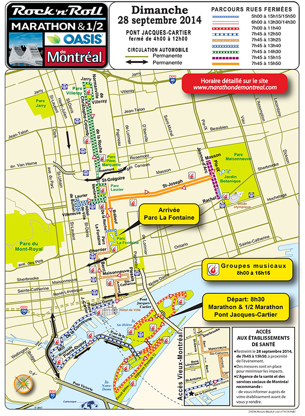 Le 24e Marathon de Montréal