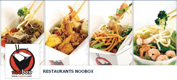 Noobox Restaurant Nouilles Sautées au Wok